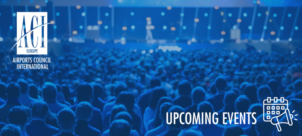 Save the date - ACI EUROPE reveals calendar of Q4 events | Airport